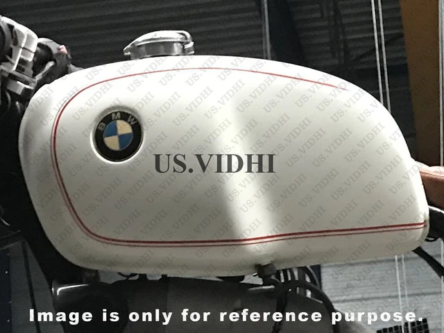 BMW R100S R100CS R100Rs R100Rt Petrol Fuel Tank White & Red Line Fit ...