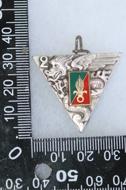 ORIGINAL FRENCH FOREIGN Legion 2Nd Rep Regiment Parachute Breast Badge ...