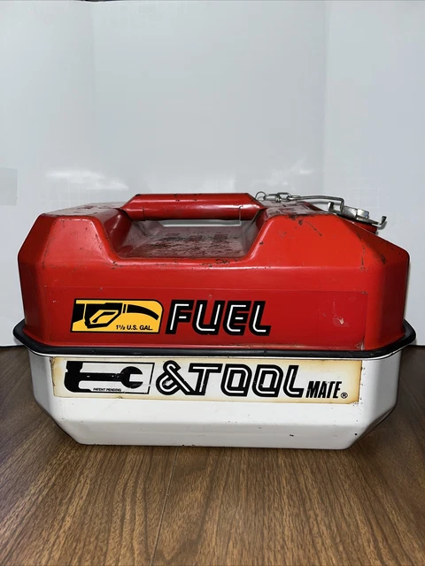 VINTAGE BLITZ USMC Fuel and Tool Mate 1 1/2 Gallon Gas Can Tool Box £86 ...