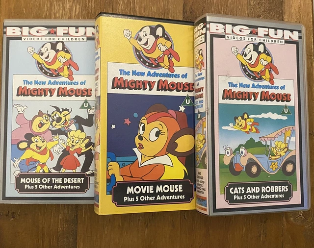 ENSEMBLE VHS MIGHTY Mouse - 3x VHS EUR 8,24 - PicClick FR