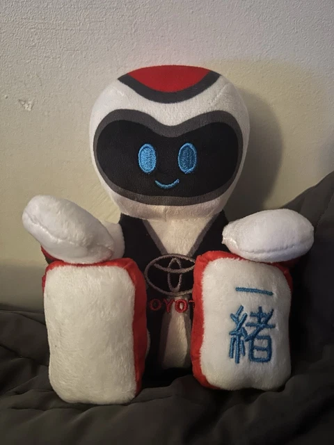 TOYOTA ISSHO COLLECTIBLE Promotional Soft Toy Car Mascot Teddy Plush ...