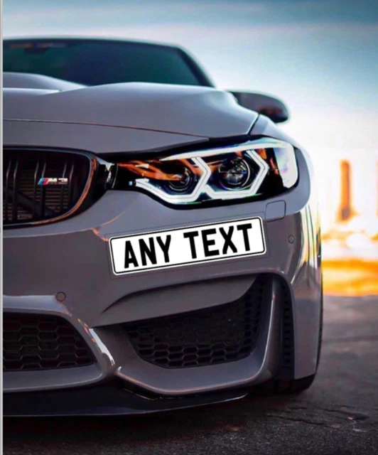 Gdl Decals Nj Self-Adhesive Reflective Number Plate Sticker | Road ...