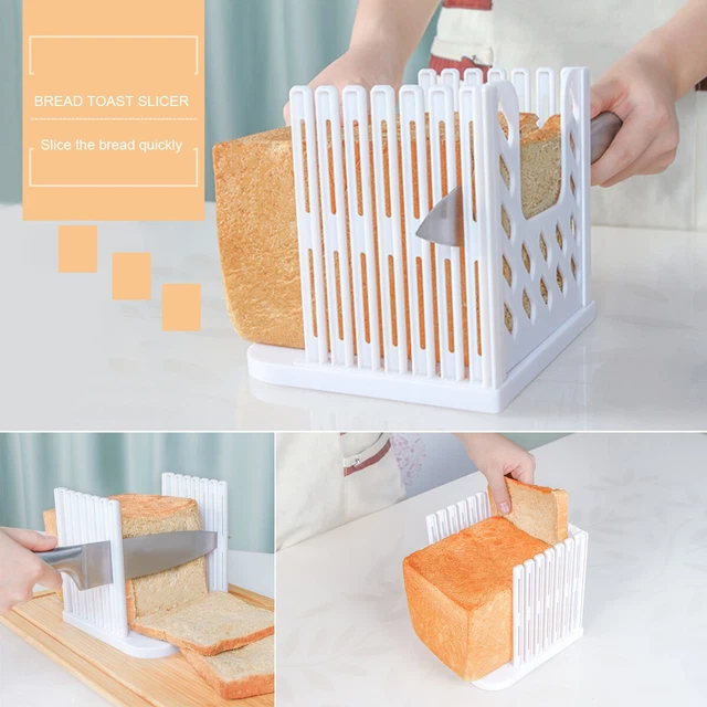 KITCHEN HOME BREAD Slicer Toast Slicing Cutting Guide Mold Loaf ...