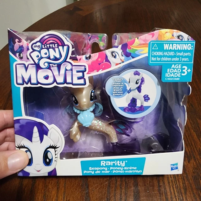 NIP MY LITTLE Pony The Movie Rarity Seapony Figure Mystery Treasure ...