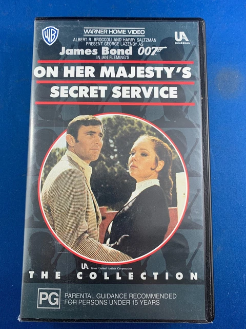 ON HER MAJESTY'S Secret Service (1969) Warner Home Video VHS Time Life ...