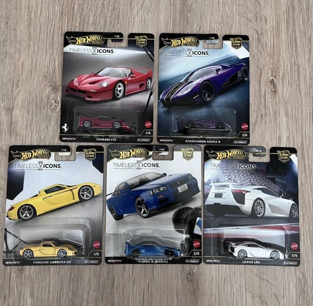 HOT WHEELS 2025 Premium Car Culture Timeless Icons 🙌Set of 5 🙌In Hand🙌 ...