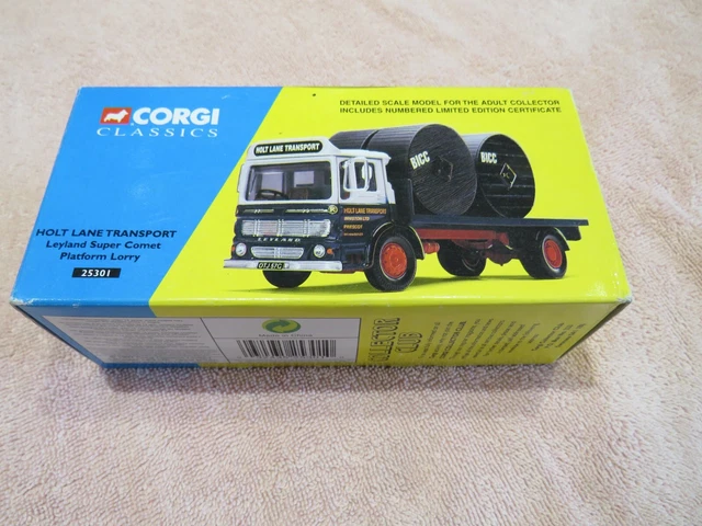 CORGI CLASSICS 25301 Leyland Super Comet Platform Lorry scale model £9. ...
