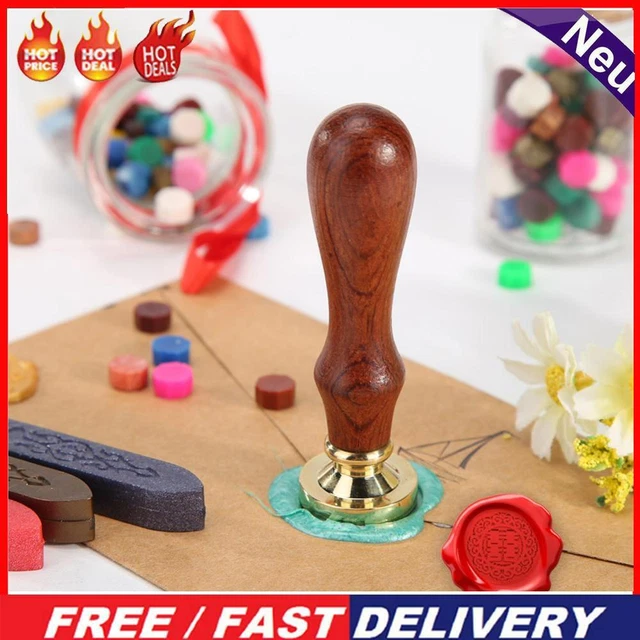 RETRO WAX SEAL Stamp Hi Word Patterns Fire Painting Wedding Envelope (3 ...