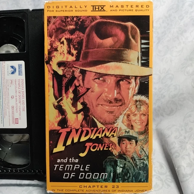 INDIANA JONES & the Temple of Doom VHS 1984 Video Tape Chapter 23 $3.48 ...