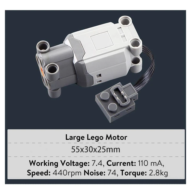 LARGE MOTOR 88003 Compatible With Lego Technic - 440rpm 2.8kg HIGH ...