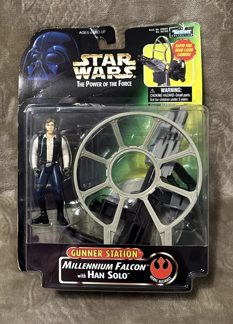 FIGURINE ARTICULÉE KENNER Gunner Station Millennium Falcon avec Han ...