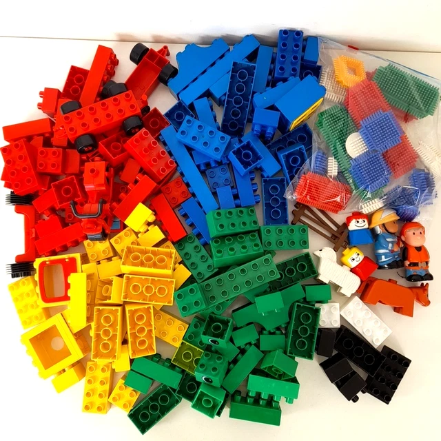 2.1KG LEGO DUPLO, Mega Bricks & Stickle Bricks Bundle - Loose Bricks ...