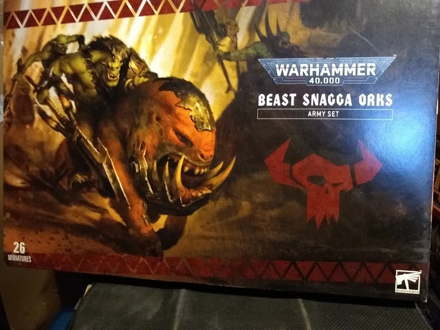 BEAST SNAGGA ORKS Army Set (2021) Warhammer 40k contents complete open ...