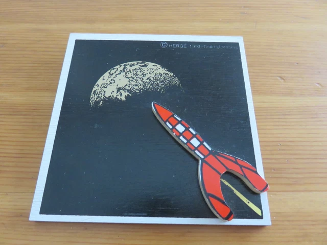 TINTIN - MAGNET - Fusee- Objectif Lune -1993-Herge- EUR 25,00 - PicClick FR
