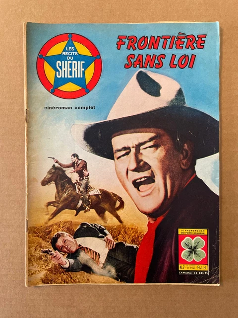 JOHN WAYNE - Frontière sans loi - Les récits du shérif - Cinéroman ...