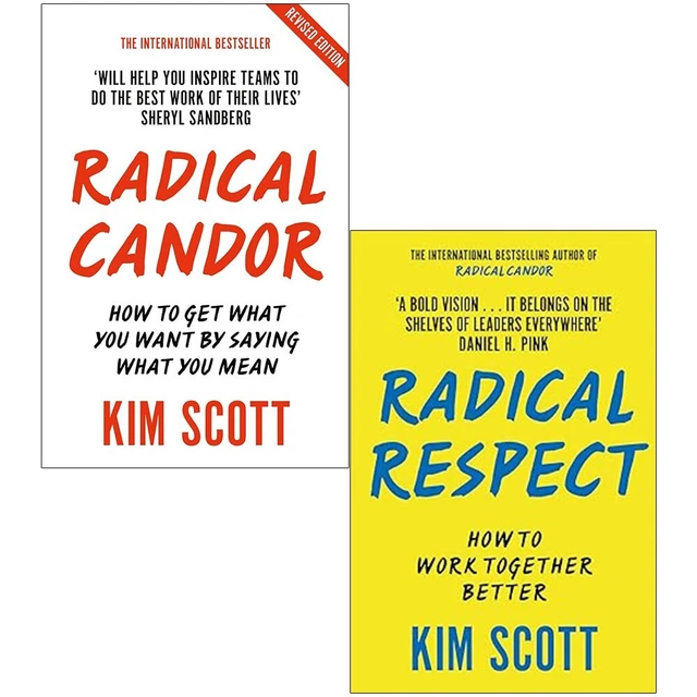 ENSEMBLE DE 2 livres collection Radical Candor Kim Scott respect ...