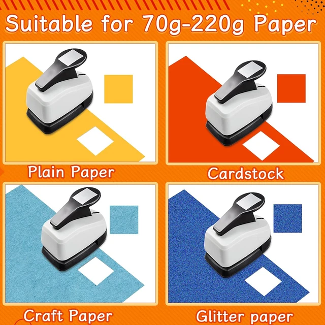 SQUARE PUNCH SET Square Hole Punch Squares Paper Puncher Hole Punches ...