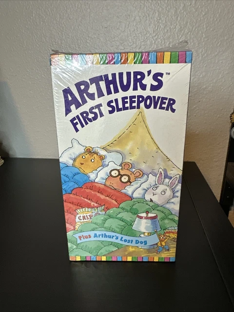 ARTHUR'S FIRST SLEEPOVER VHS Tape Bonus Arthurs Lost Dog Vintage 1998 ...