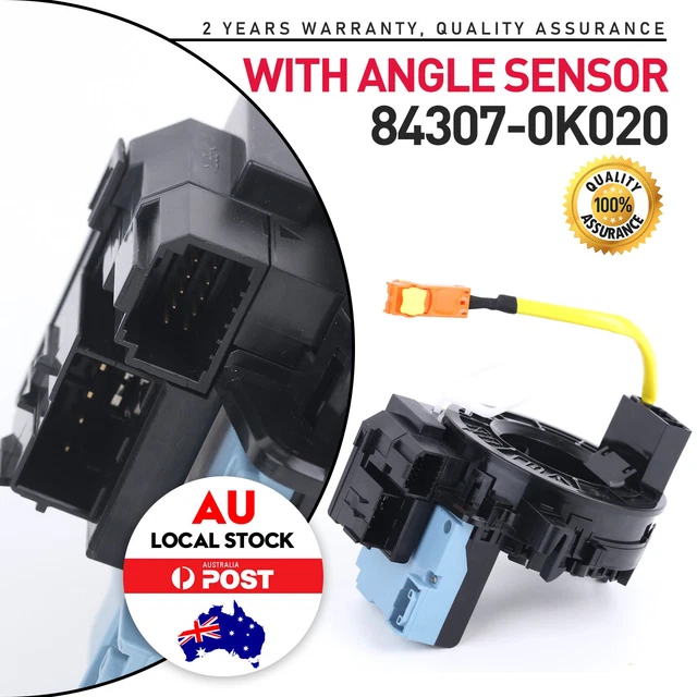 STEERING WHEEL CLOCK Spring For Toyota Hilux KUN26 Ute 2006-2015 ...