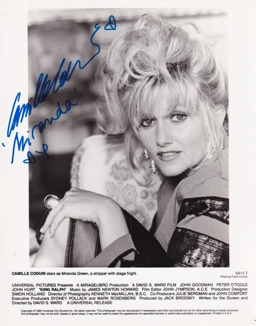 CAMILLE CODURI SIGNED Autogramm 20x25cm KING RALPH in Person autograph ...