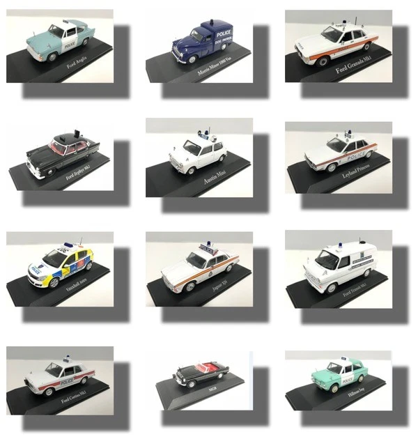 MODEL BRITISH POLICE Cars 1/43 Scale New Partworks Atlas/ altaya ...