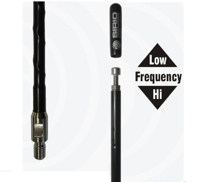 CB RADIO AERIAL Antenna Sirio Flexible Log 4 126cm Tuning top Element £ ...