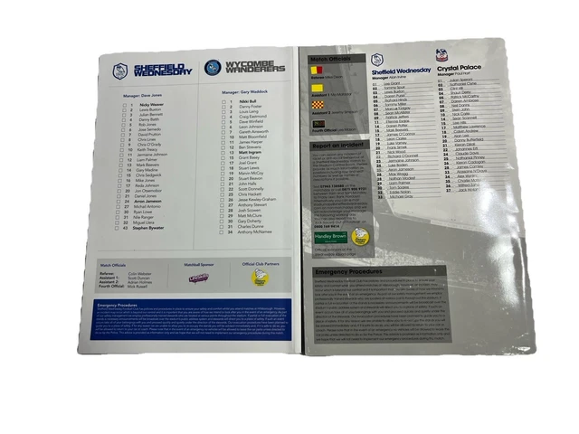 SHEFFIELD WEDNESDAY OFFICIAL Match Day Magazine 2 May 2010 & Season ...