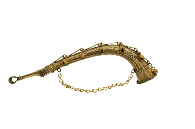 TRADITIONAL MUSICAL INSTRUMENT Brass Tutari Sig Sringa Ranasringa ...
