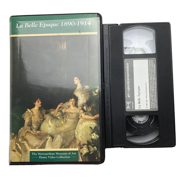 LA BELLE EPOQUE 1890-1914 [VHS] Metropolitan Museum Of Art New York $7. ...