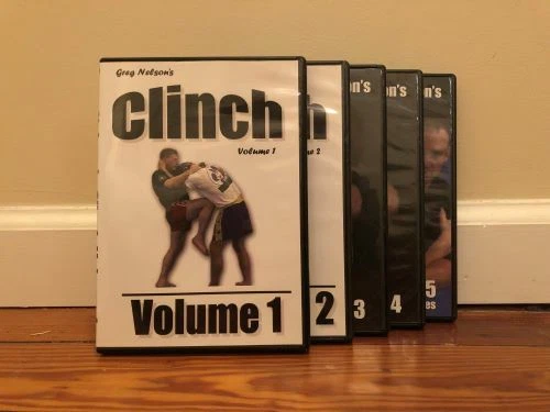 CLINCH SERIES (6) SET DVD bjj takedowns conta ginocchio pummeling ...