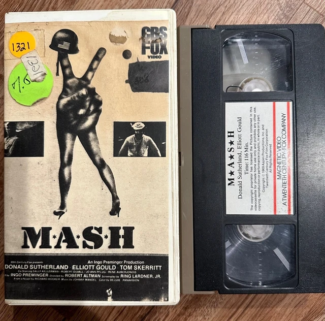 MASH MOVIE DONALD Sutherland 1969 Clamshell Vhs Video Tape £4.57 ...