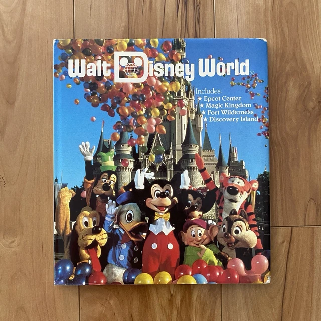 WALT DISNEY WORLD Vintage 1987 Hardcover Book £18.97 - PicClick UK