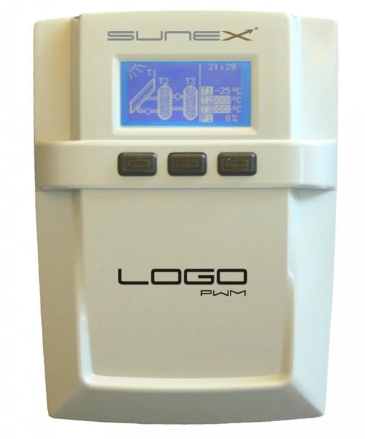 SOLAR TEMPERATURE DIFFERENTIAL controller logo PWM control unit solar ...