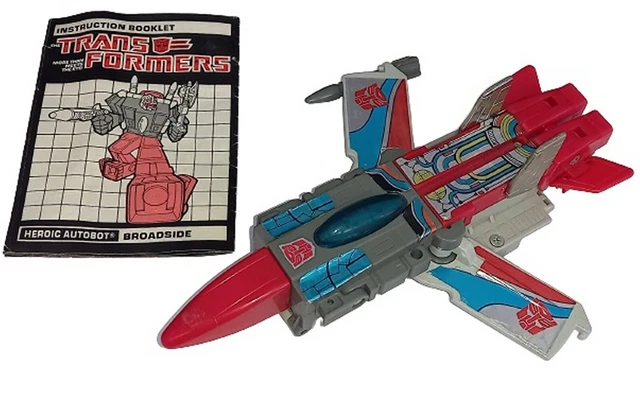 TRANSFORMERS BROADSIDE G1 Autobot Triple Changer Vintage 1986 Takara ...
