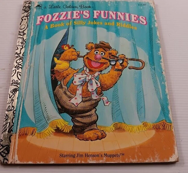 LITTLE GOLDEN BOOK Sesame Street Fozzies Funnies #111-87 : 1993 $12.99 ...