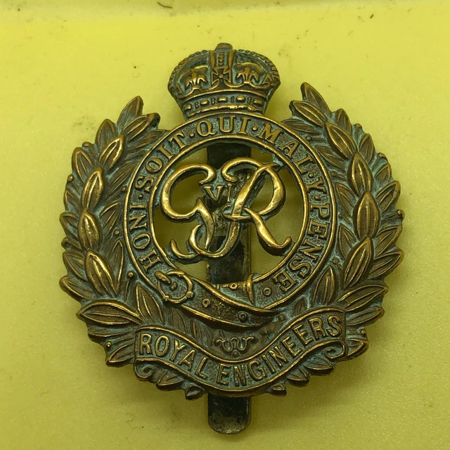 ORIGINAL WW2 BRITISH Army Royal Engineers RE Cap Badge £9.99 - PicClick UK