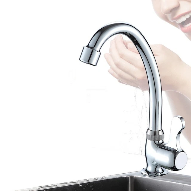 GRIFO FRÍO MONOMANDO de instalación fácil y rápida para agua potable limpia EUR 13,59 - PicClick ES