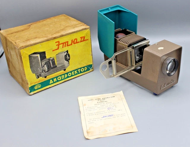ANCIEN PROJECTEUR DIAPO Dispositive Projector Etude Urss EUR 20,99 ...