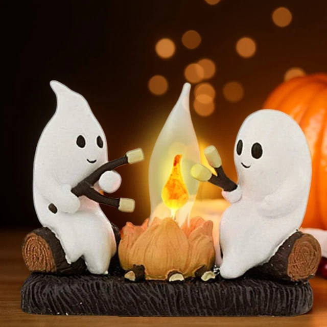 LED GHOST CAMPFIRE Flickering Night Light Plug Into Wall Resin Home ... LED GHOST CAMPFIRE Flickering Night Light Plug Into Wall Resin Home ...