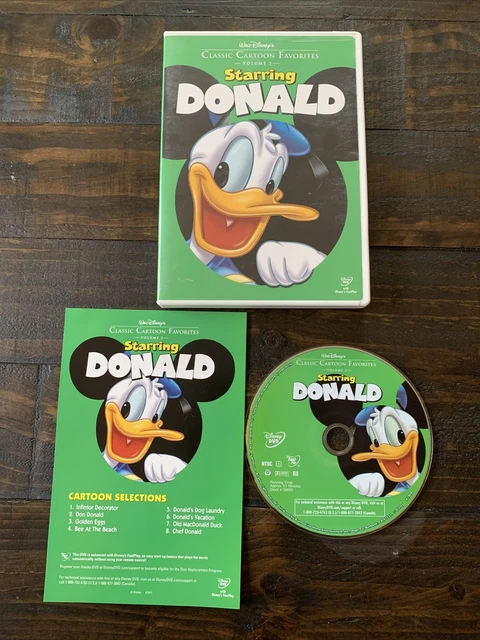 WALT DISNEYS CLASSIC Cartoon Favorites Starring Donald Volume 2 (DVD ...