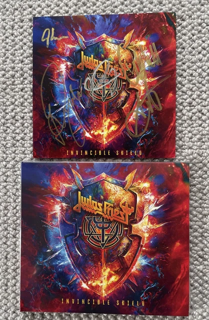 JUDAS PRIEST - Invincible Shield CD & Signed Art Card EUR 46,79 ...