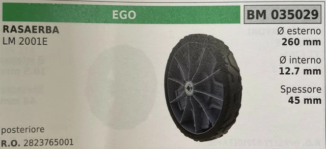ROUE TONDEUSE BRUMAR Ego BM035029 EUR 44,41 - PicClick FR