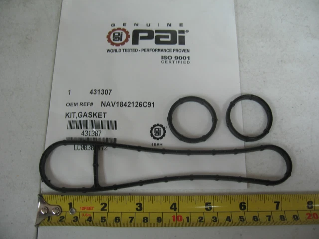 OIL COOLER GASKET Kit for International DT466E 04 & up PAI 431307 Ref ...