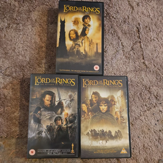LORD OF THE Rings VHS X 3 £3.63 - PicClick UK