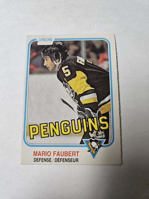 1981-82 O-PEE-CHEE NHL Hockey #261 Mario Faubert Pittsburgh Penguins $3 ...