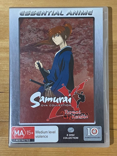 ESSENTIAL ANIME SAMURAI X OVA Collection DVD PAL 4 3-Disc VGC $9.95 ...