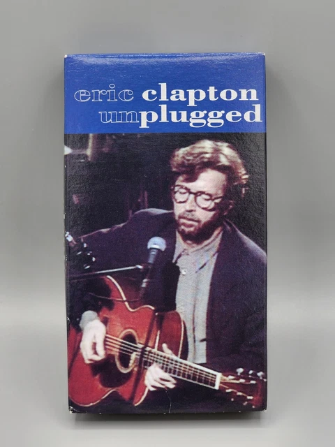 ERIC CLAPTON UNPLUGGED VHS Video Tested Cream Of Acoustic Guitar Music ...