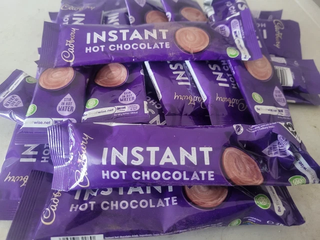 CADBURY INSTANT HOT Chocolate Sachet 28g INDIVIDUAL Powder Pack 20 Sachets £7.00 - PicClick UK