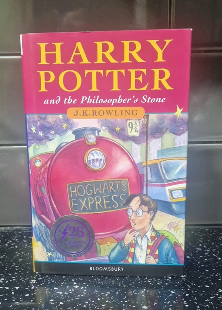 HARRY POTTER PHILOSOPHERS Stone 25th Anniversary Book Bloomsbury First ...