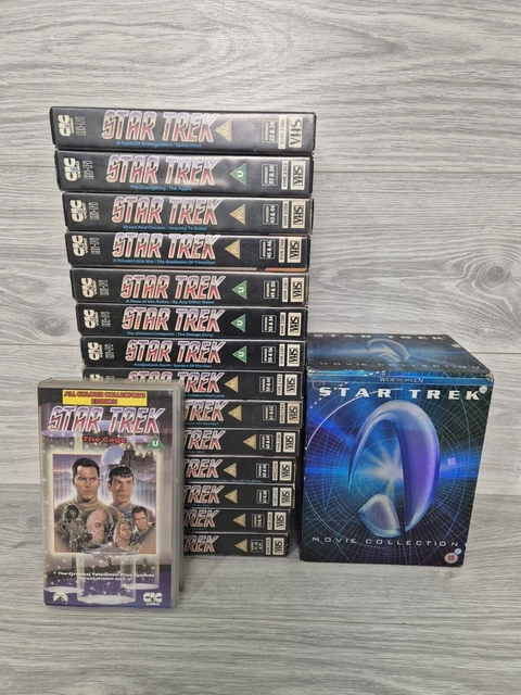 STAR TREK THE Original TV Series VHS 15 Tapes & Star Wars Movie ...